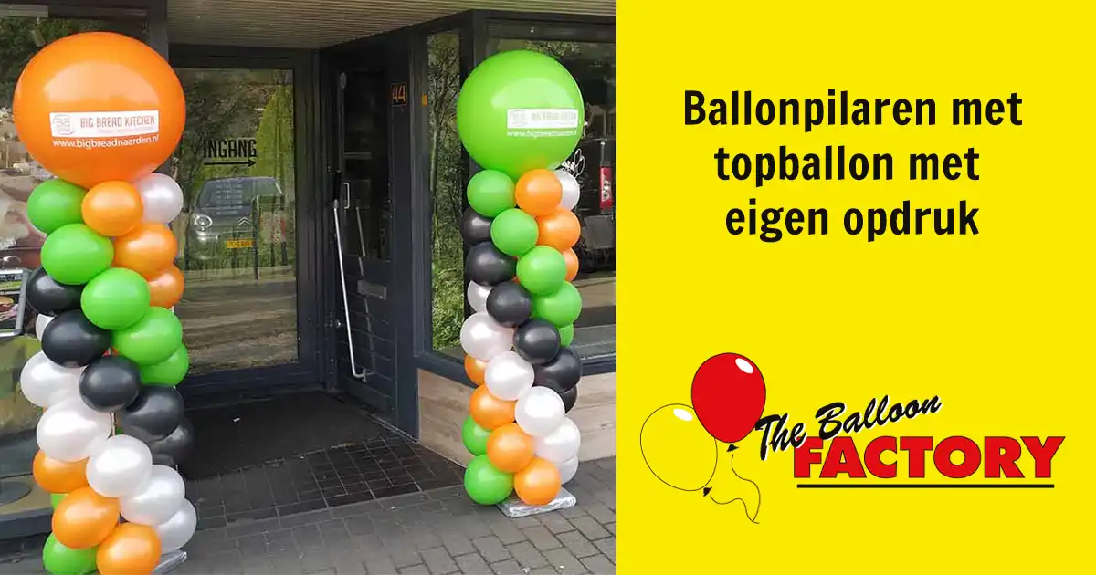 Gepersonaliseerde ballonpilaren | The Balloon Factory